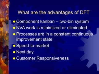 Demand Flow Technology workshop - Lean manufacturing | PPT