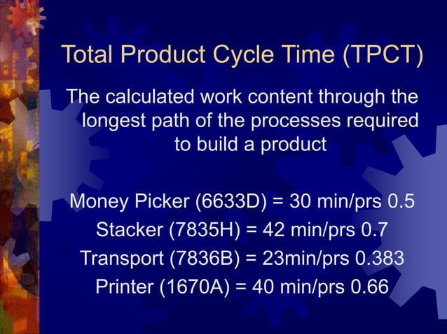 Demand Flow Technology workshop - Lean manufacturing | PPT
