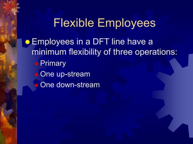 Demand Flow Technology workshop - Lean manufacturing | PPT