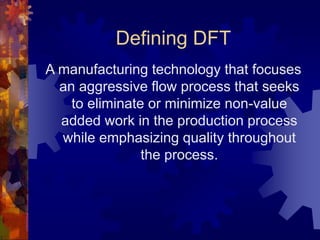 Demand Flow Technology workshop - Lean manufacturing | PPT