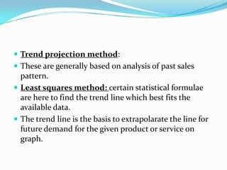 Demand forcasting | PPT
