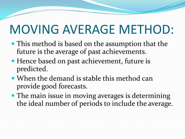 Demand forcasting | PPT