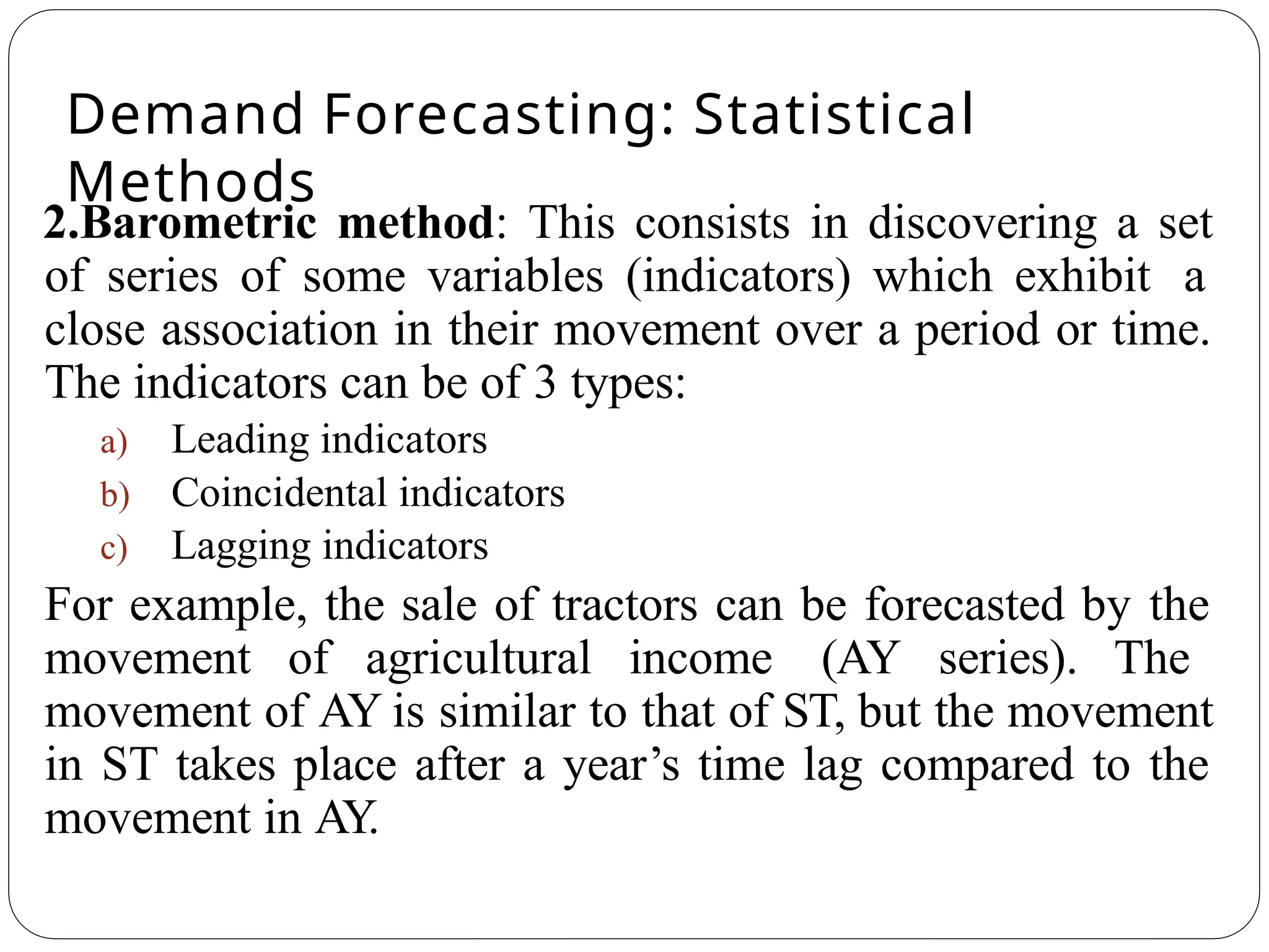 Demand Forecasting: Need, methods and technique of demand forecasting | PPTX