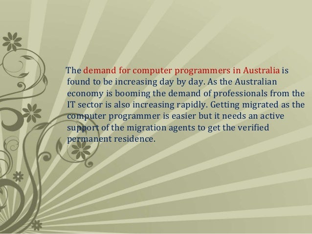 Demand for Computer Programmers in Australia