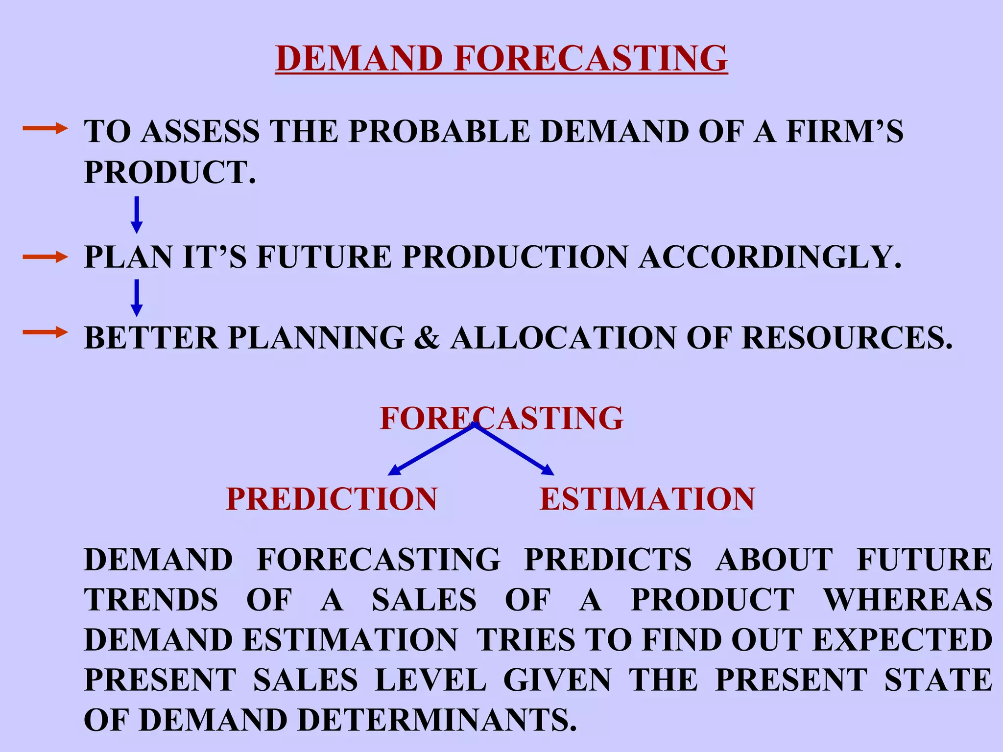Demand forecasting | PPT