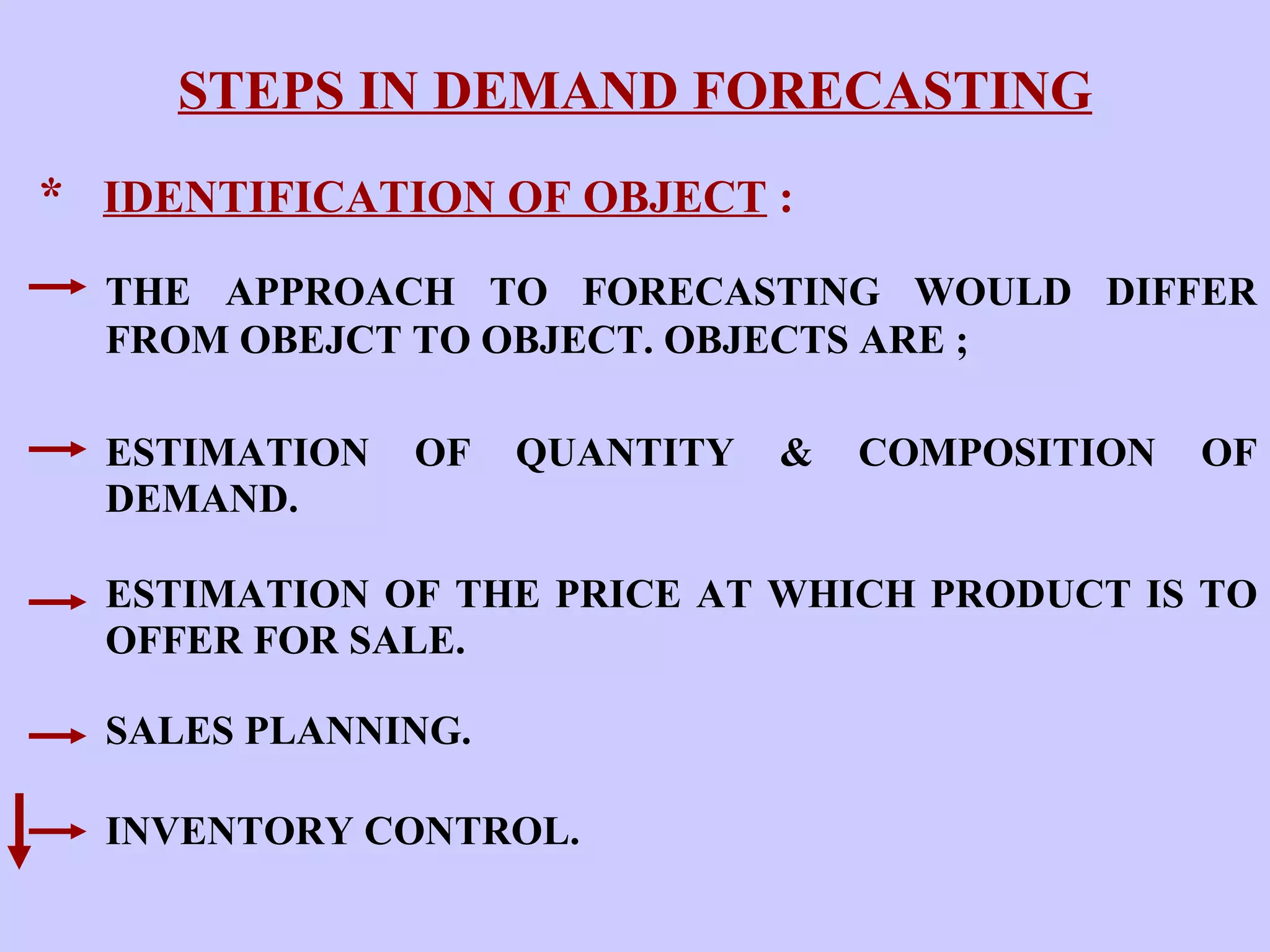 Demand forecasting | PPT | Business | Business and Finance