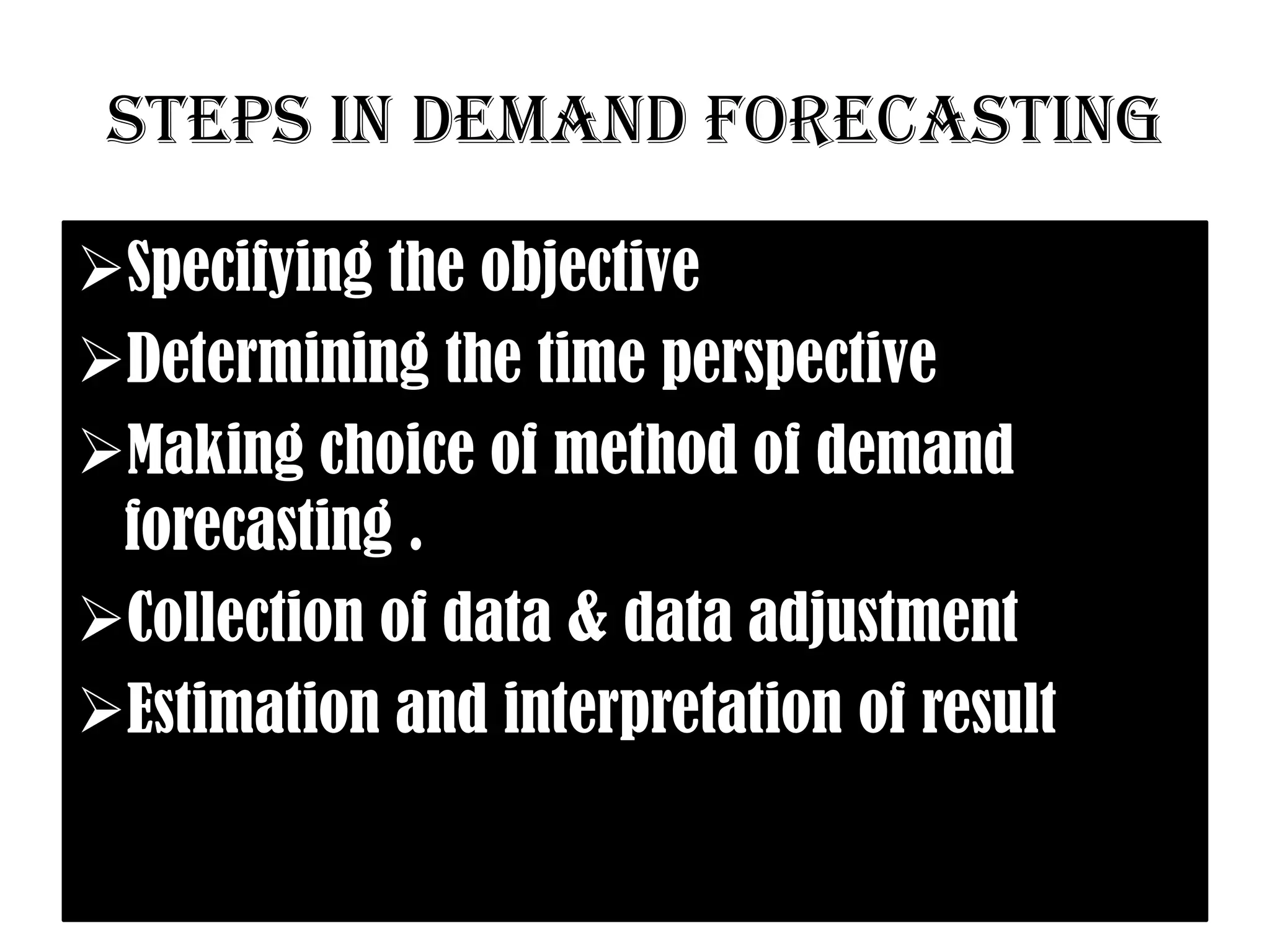 Demand forecasting | PPT