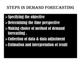 Demand forecasting | PPT