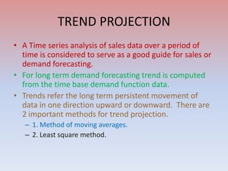 Demand Forecasting | PPTX