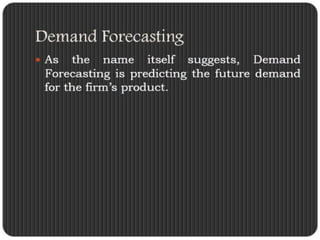 Demand forecasting.. | PPTX