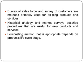 Demand forecasting | PPT