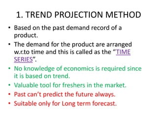 Demand forecasting | PPT