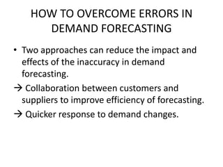 Demand forecasting | PPT