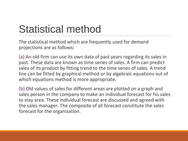 Demand forecasting | PPT