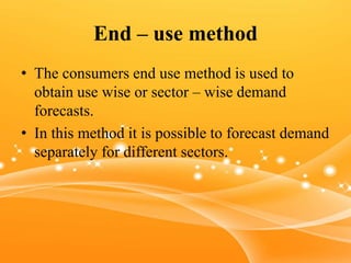 Demand forecasting | PPTX