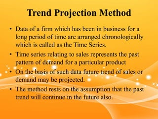 Demand forecasting | PPTX