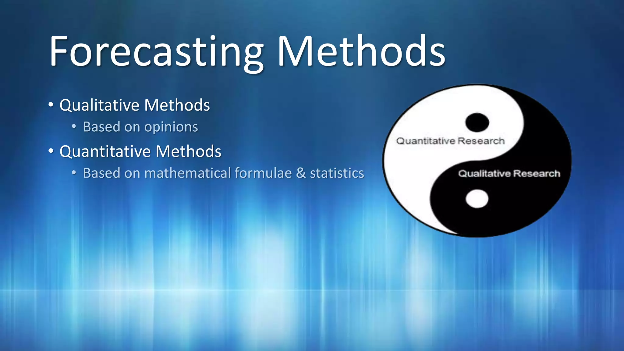 Demand Forecasting - Operations Management | PPTX