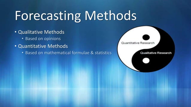 Demand Forecasting - Operations Management | PPTX