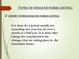 Demand forecasting | PPT