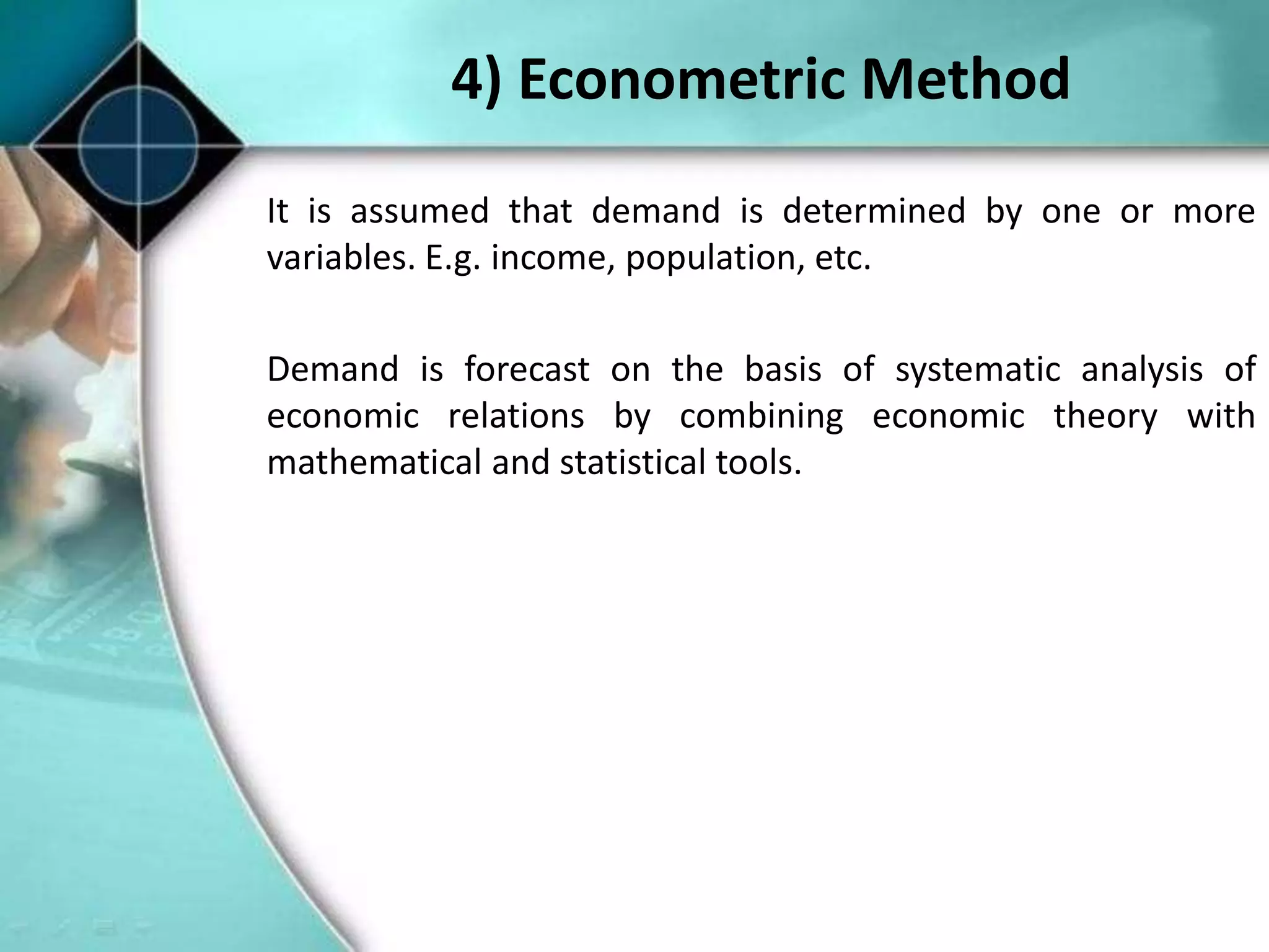 Demand forecasting | PPTX