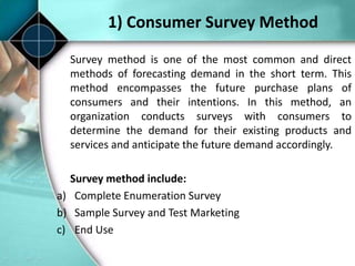 Demand forecasting | PPTX