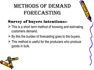 Demand forecasting | PPT