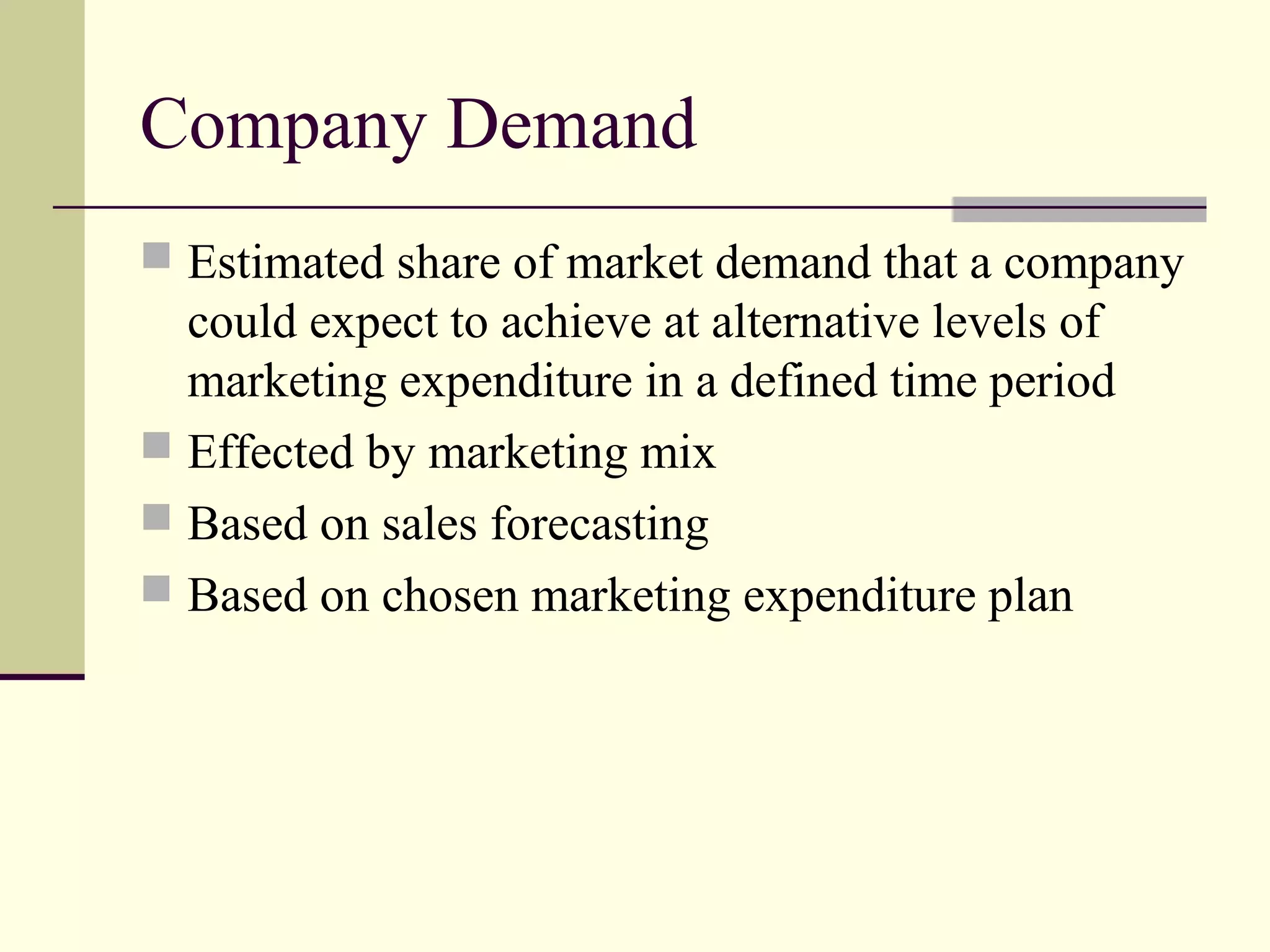 Demand forecasting | PPT