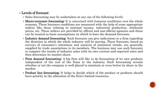 Introduction to demand forecasting | PPTX