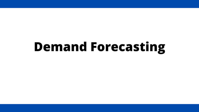 Demand Forecasting Operations Management | PPT