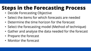 Demand Forecasting Operations Management | PPTX | Business | Business and Finance