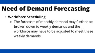 Demand Forecasting Operations Management | PPTX