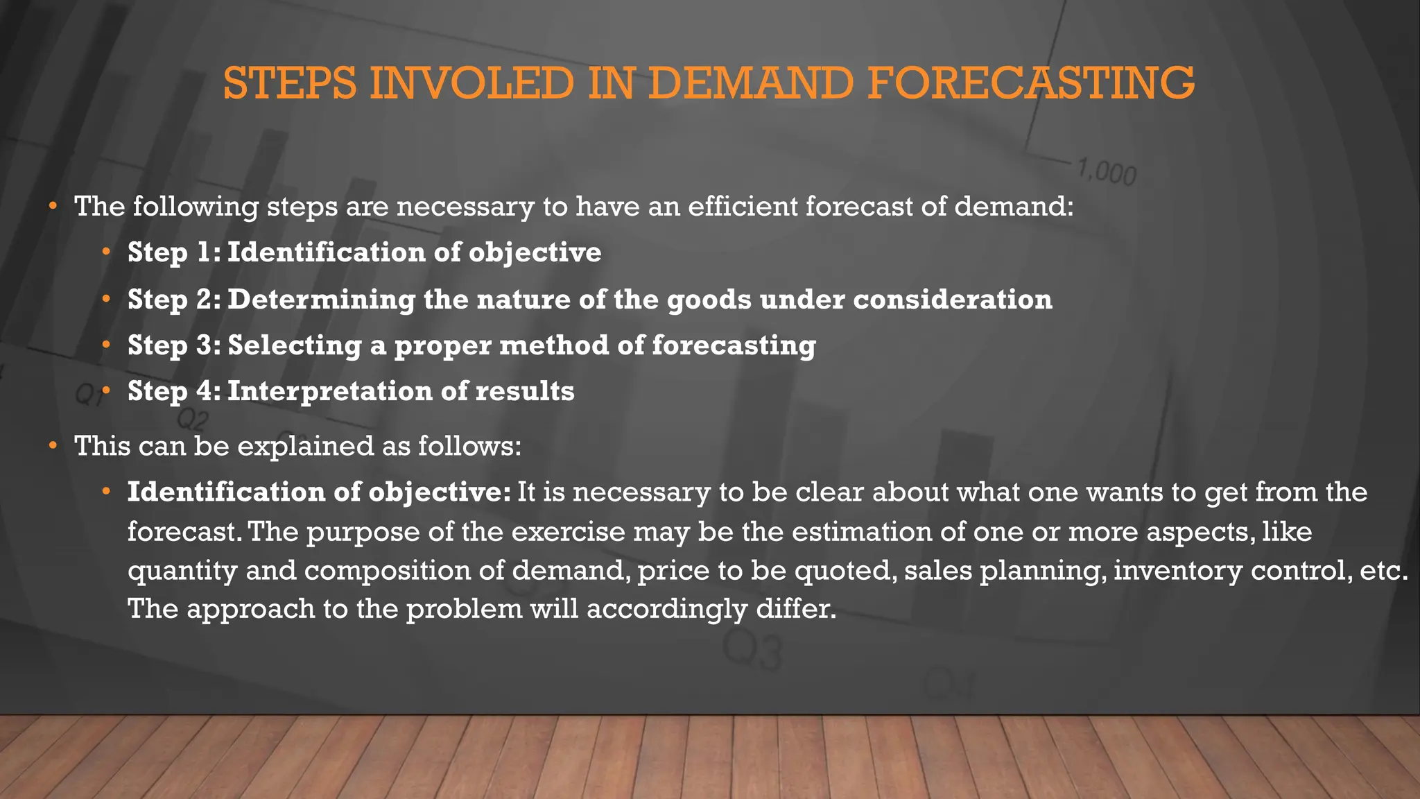 Demand Forecasting in the restaurant management | PPT