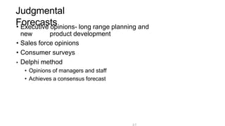Demand Forecasting and it's indepth knowledge | PPT