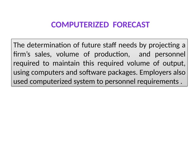 DEMAND FORECASTING TECHNIQUES-HUMAN RESOURCE PLANNING.pptx