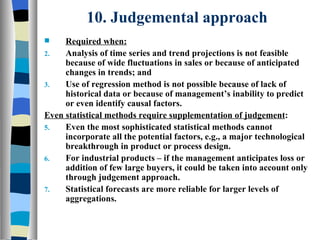 Demand+forecasting me | PPT | Logistics | Business