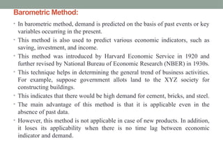 DEMAND FORECASTING IN BUSINESS DECISION AND ITS ROLE .pptx