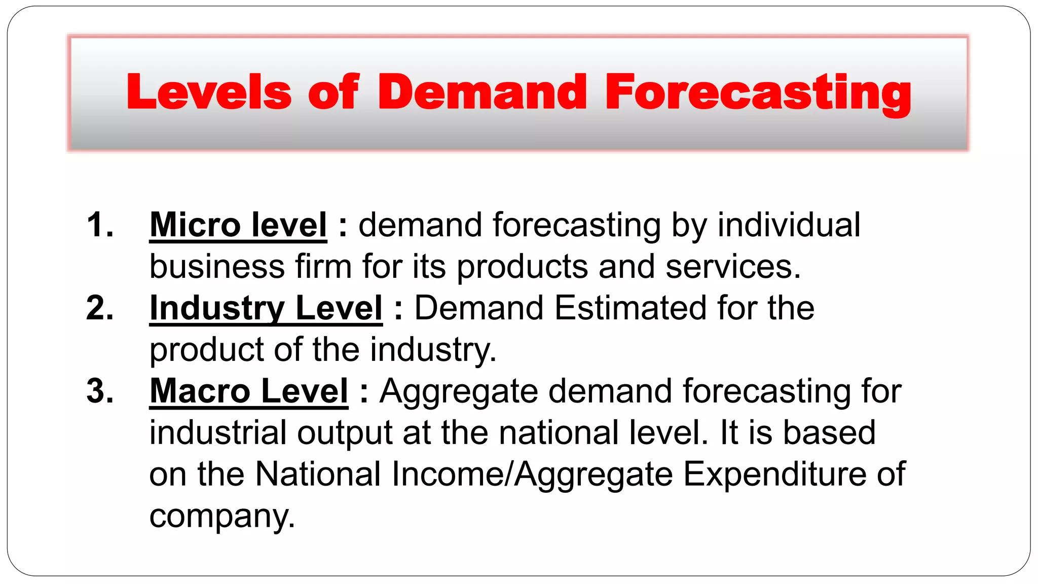 Demand forecasting ppt | PPTX | Business | Business and Finance