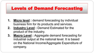 Demand forecasting ppt | PPTX | Business | Business and Finance