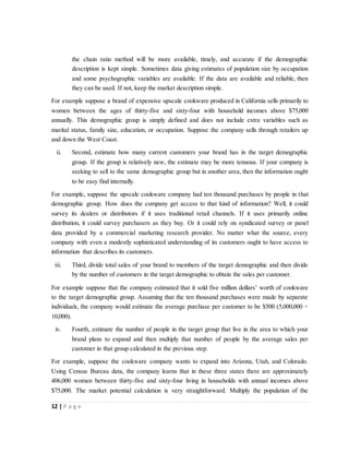 Demand forecasting with Delphi Method, Trend Projection Method and ...