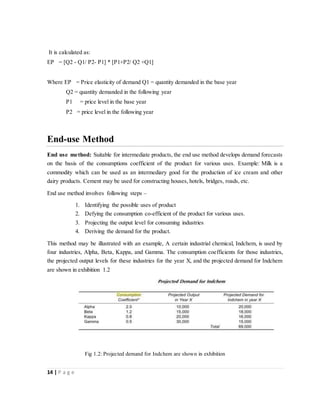 Demand forecasting with Delphi Method, Trend Projection Method and ...