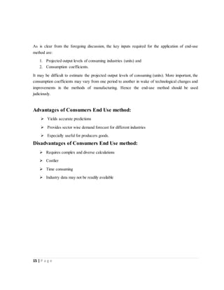 Demand forecasting with Delphi Method, Trend Projection Method and ...