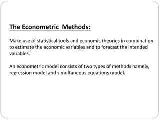 Demand forecasting | PPTX