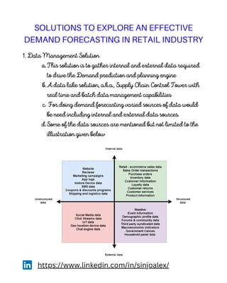 Demand Forecasting for Retail Industry | PDF | Artificial Intelligence | Technology & Computing
