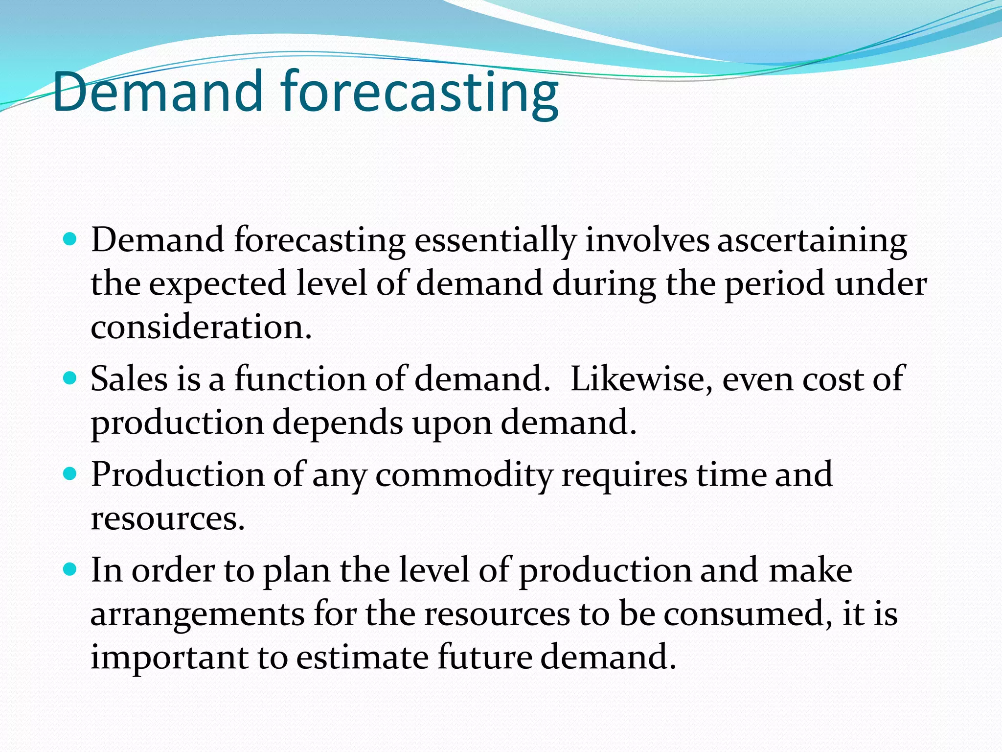 Demand forecasting ppt | PPTX