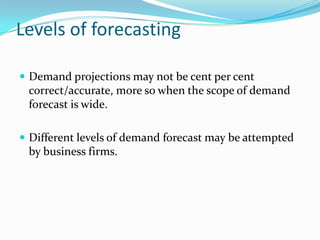 Demand forecasting ppt | PPTX