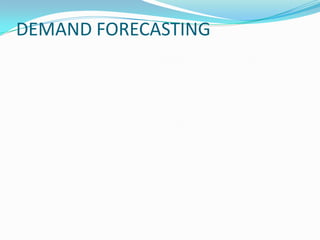 Demand forecasting ppt | PPTX