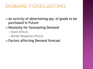 Demand forecasting techniques ppt | PPTX