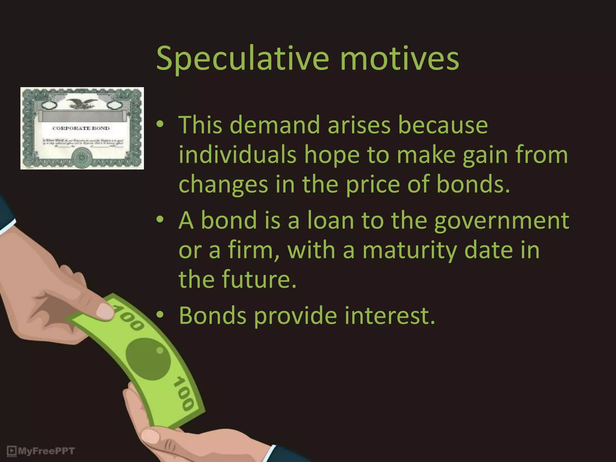 Demand for money | PPTX