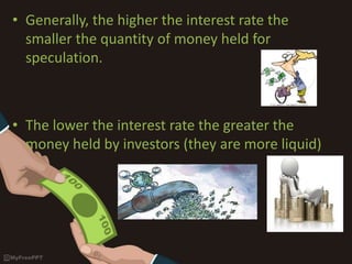 Demand for money | PPTX