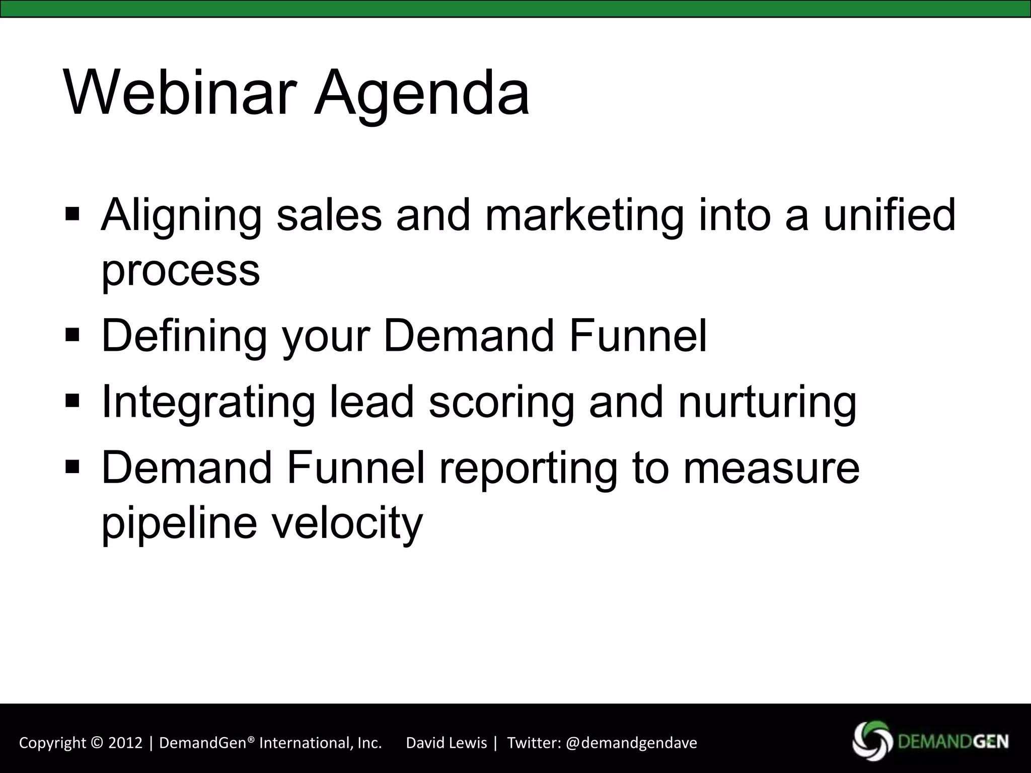 Establishing Your Demand Funnel | PPTX